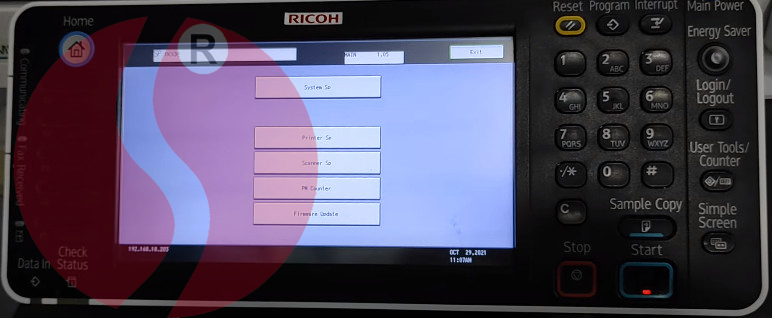 CÁCH RESET CHIP MỰC MÁY RICOH MPC 2503-3503-4503